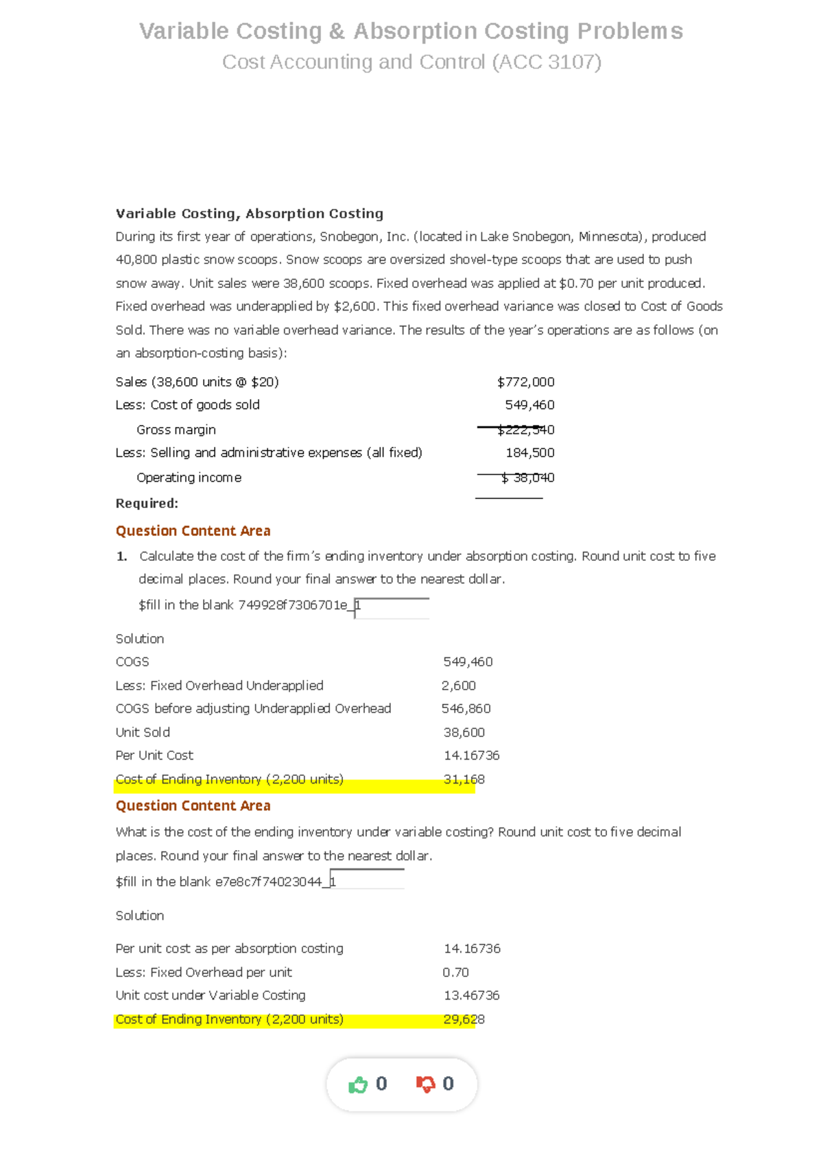 Variable-costing-absorption-costing-problems compress - Variable Costing & Absorption Costing ...