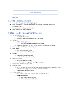 Animal Science Noted - Notes. - Genetics – Chapter 12 Foundation of ...