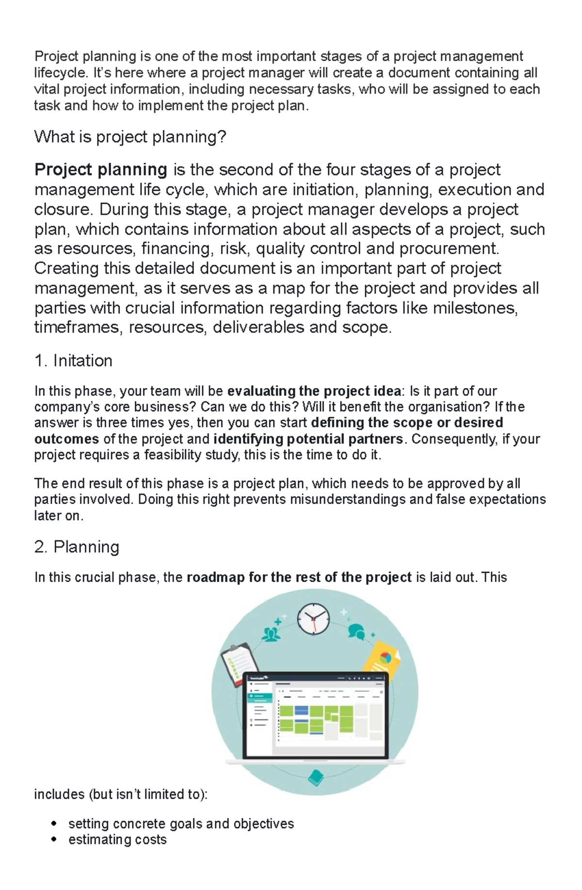 Advanced Project Planning Concepts and tips in project planning ...