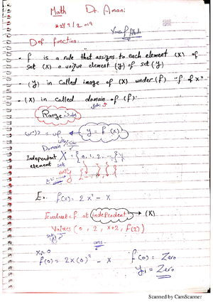 Calculus 1 Summary Revision (35) - Studocu
