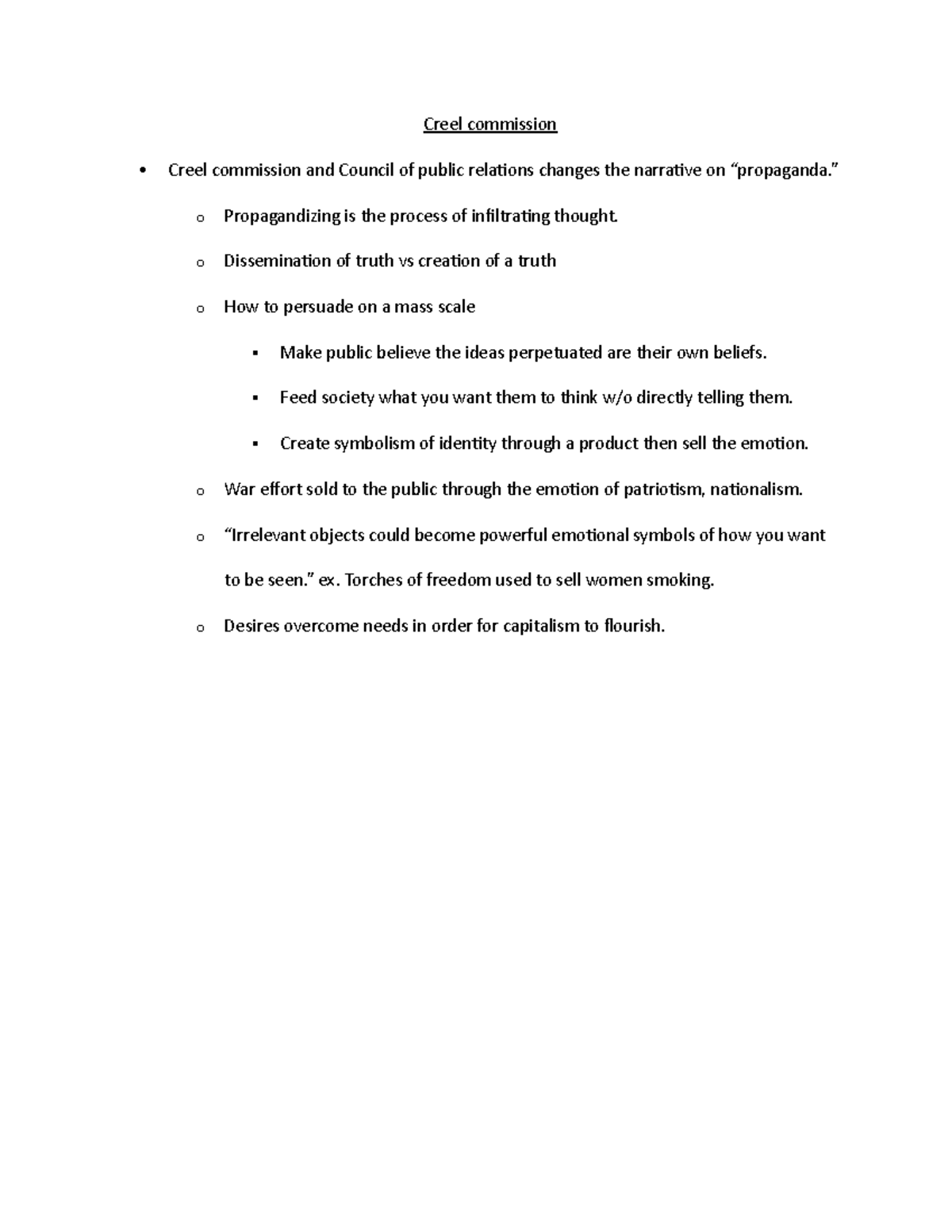 Creel commission - Journalism History - Creel commission Creel ...