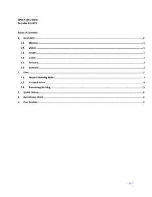 Final 2 - assignment - CPSC 5120 23WQ Tue Mar 14, Deals360: Table of ...
