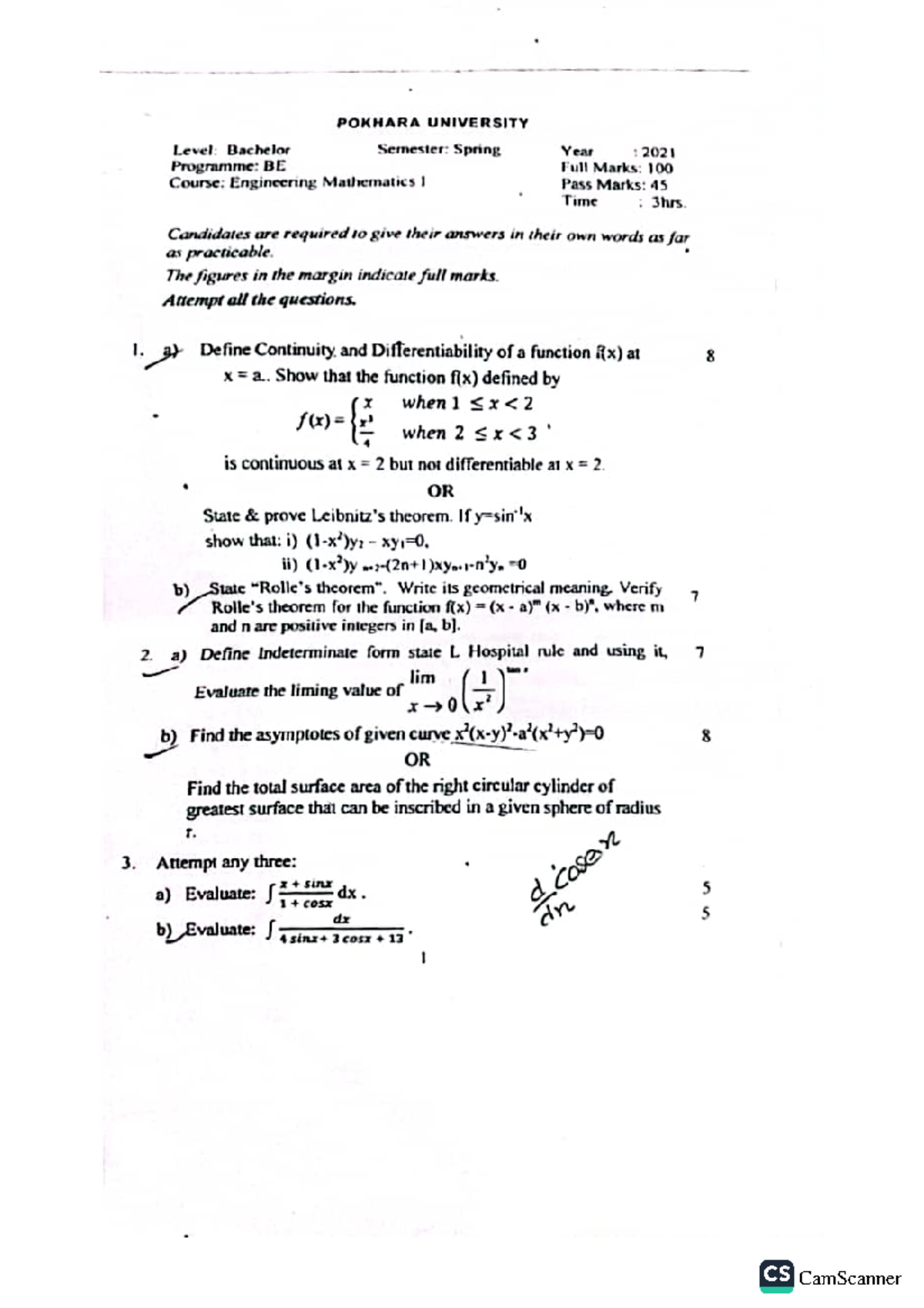 Maths question collection - Studocu