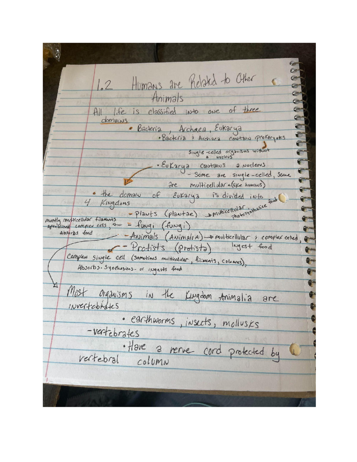 Ch 1.2 General Bio- Human Focus - BIOL 01113 - Studocu