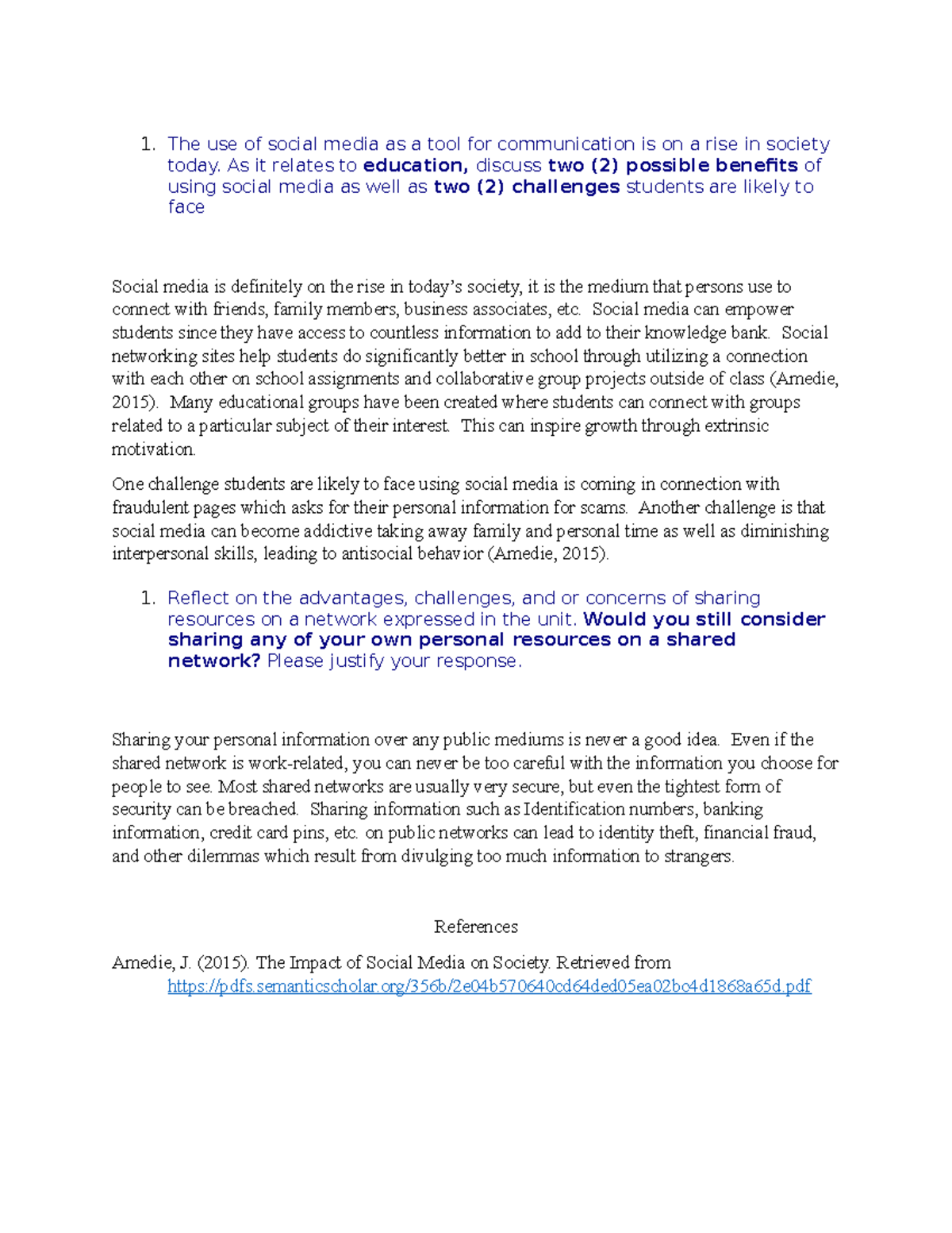 Final discussion - Management course - Intro to Management - UWI Cave ...