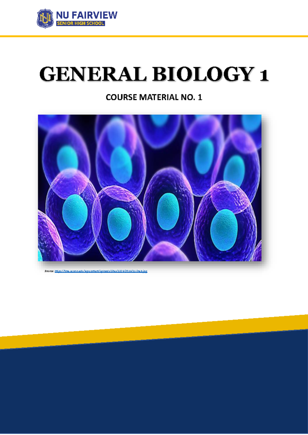 Biology notes for junior highschool - 1 | P a g e st GENERAL BIOLOGY 1 ...