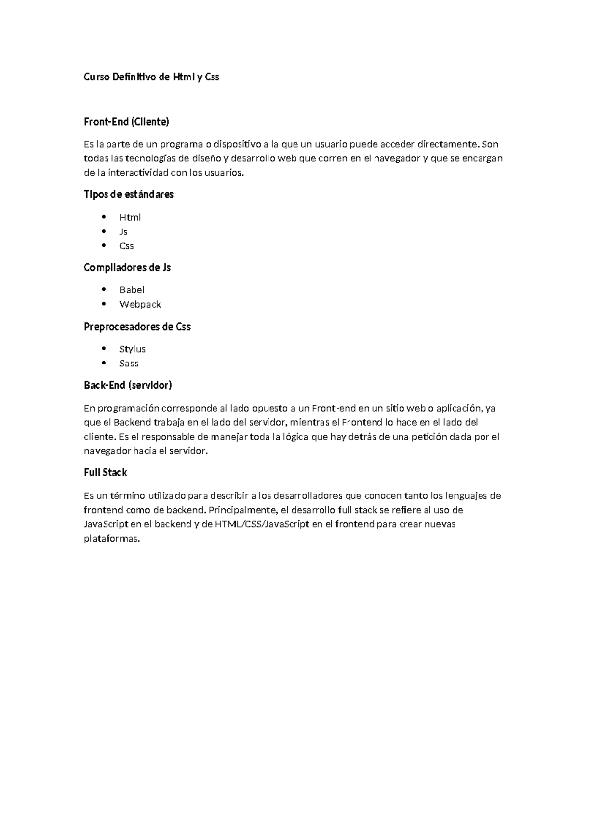 Curso Definitivo de Html y Css - Curso Definitivo de Html y Css Front ...