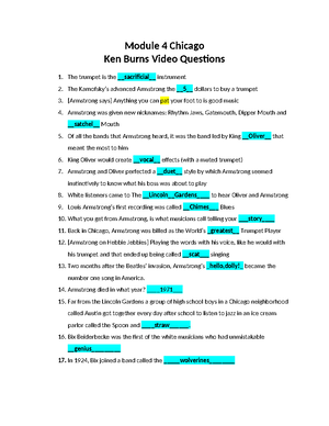 module 7 quiz worksheet kansas city - Module 7 Duke Ellington Blessed 1 ...