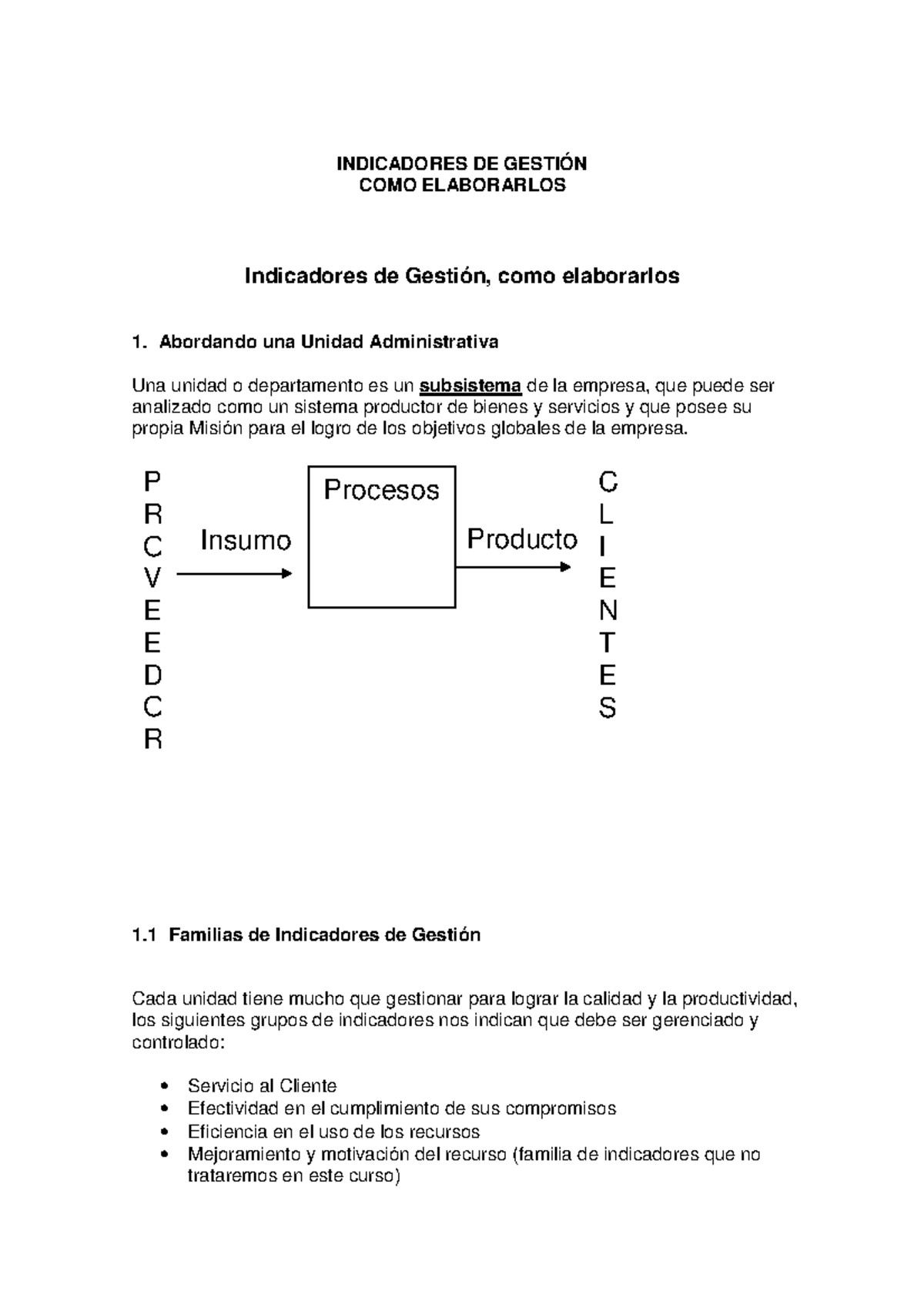 Indicadores DE Gesti+ô N Modulo 3 - INDICADORES DE GESTIÓN COMO ...