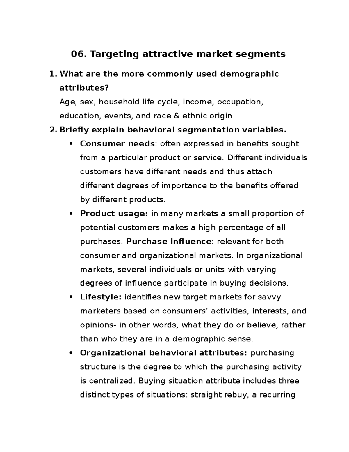 06. Targeting attractive market segments - 06. Targeting attractive ...