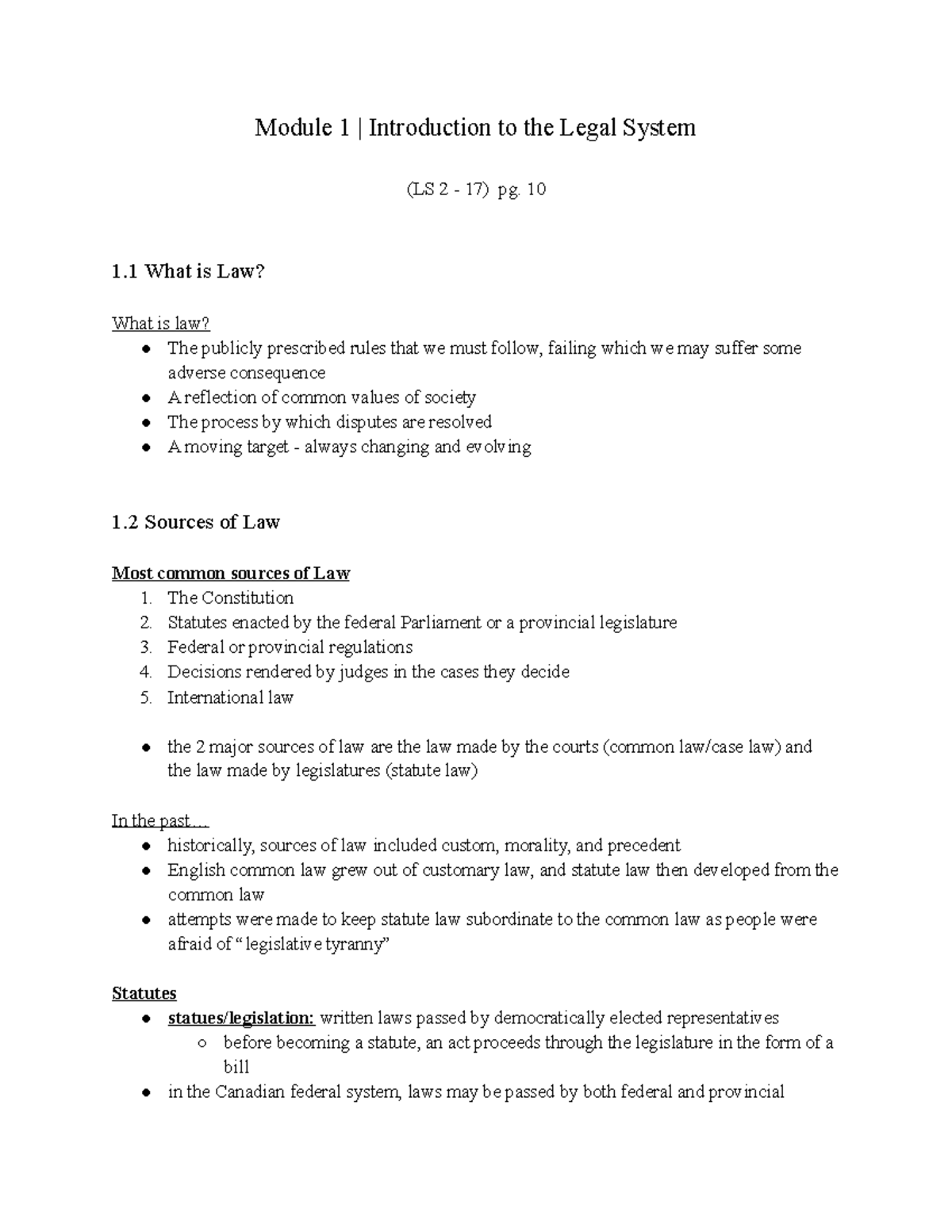 1 Introduction To The Legal System 10 1 What Is Law What Is Law The