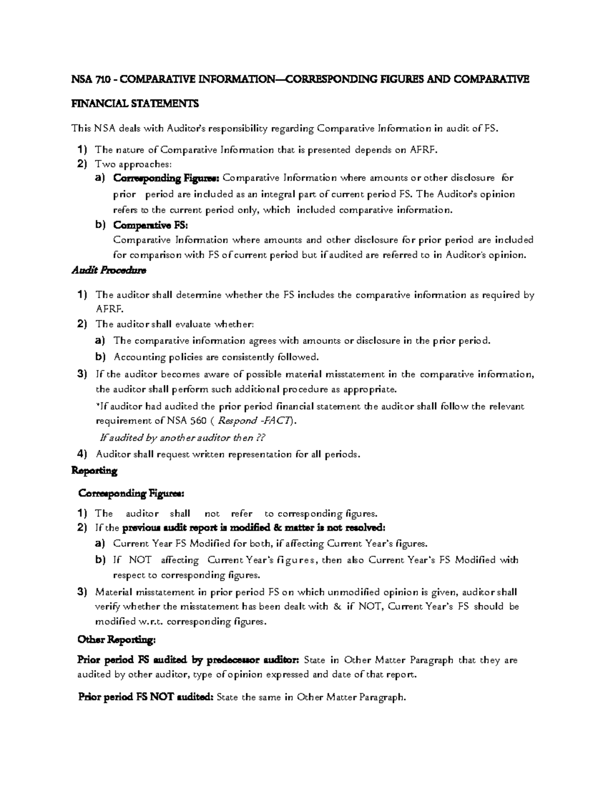 NSA 710 720 - NSA 710 - COMPARATIVE INFORMATION—CORRESPONDING FIGURES ...
