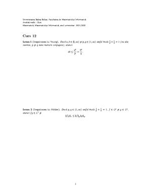 Seminars Probability Theory - LECTURE 1 28 2024 written exam 10 seminars course work deadline 1b ...