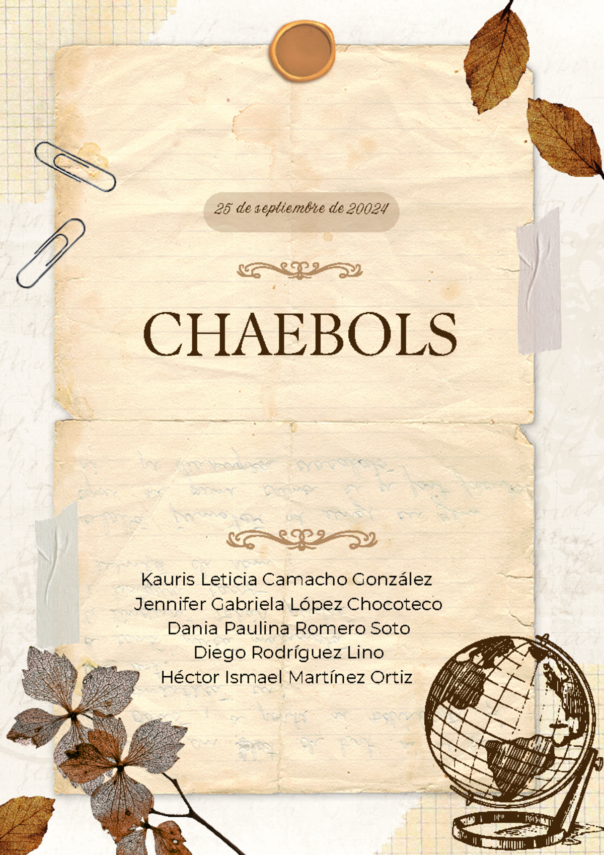 Chaebols - nada - Kauris Leticia Camacho González Jennifer Gabriela ...