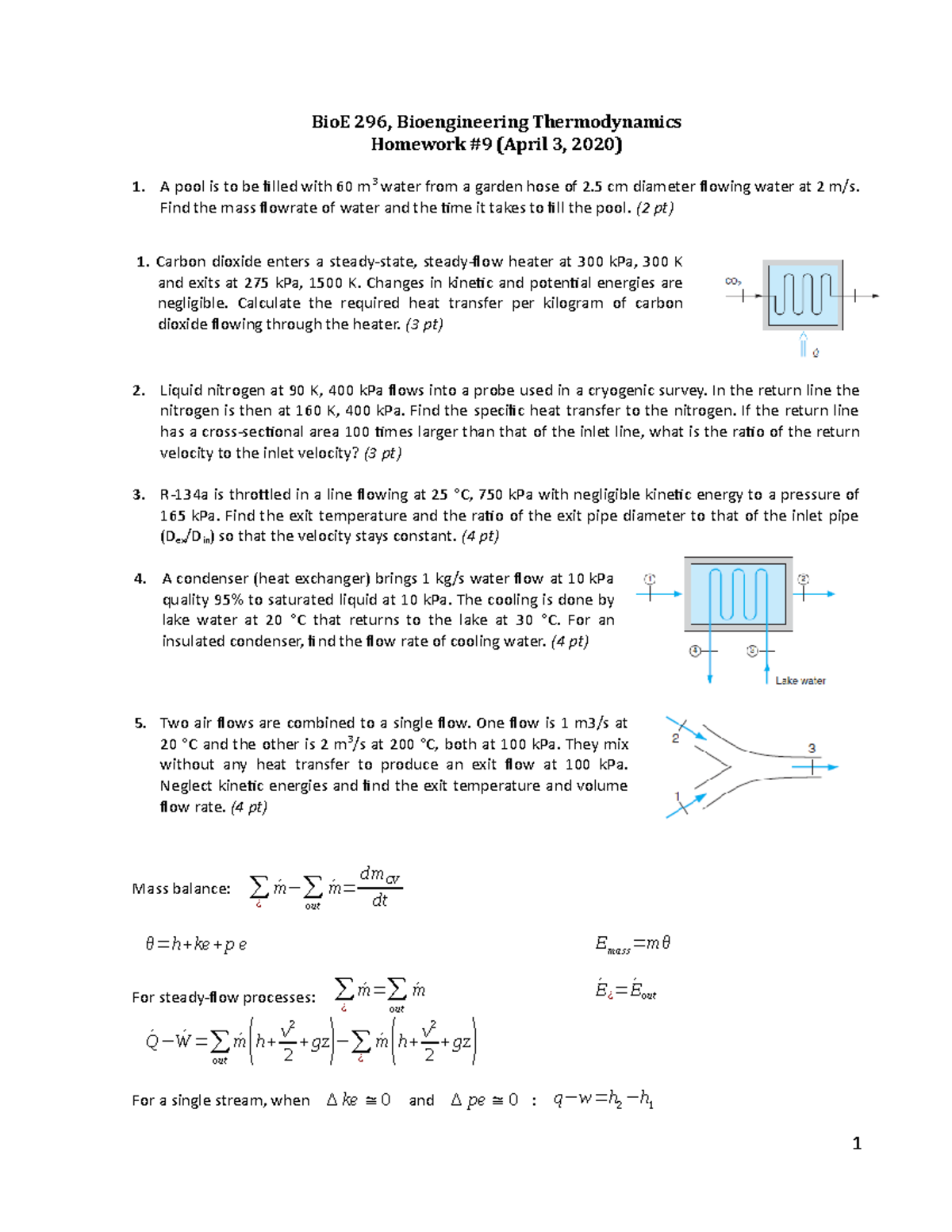 Week 9-HW - Homework 4 Assignment - BioE 296, Bioengineering ...