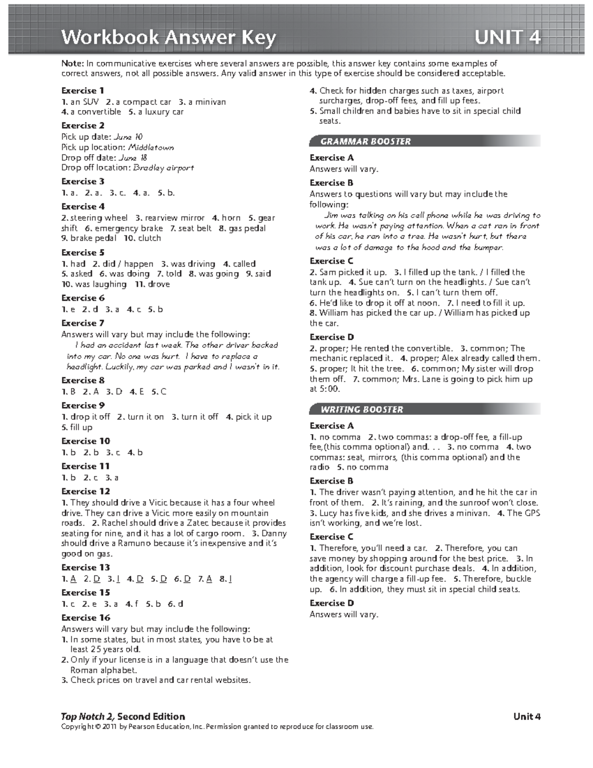 Tp 02 unit 04 workbook ak - Copyright © 2011 by Pearson Education, Inc ...