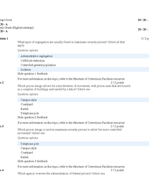 CJ-210 6-2 Journal Prison Conditions - 6-2 Journal: Prison Conditions 6 ...