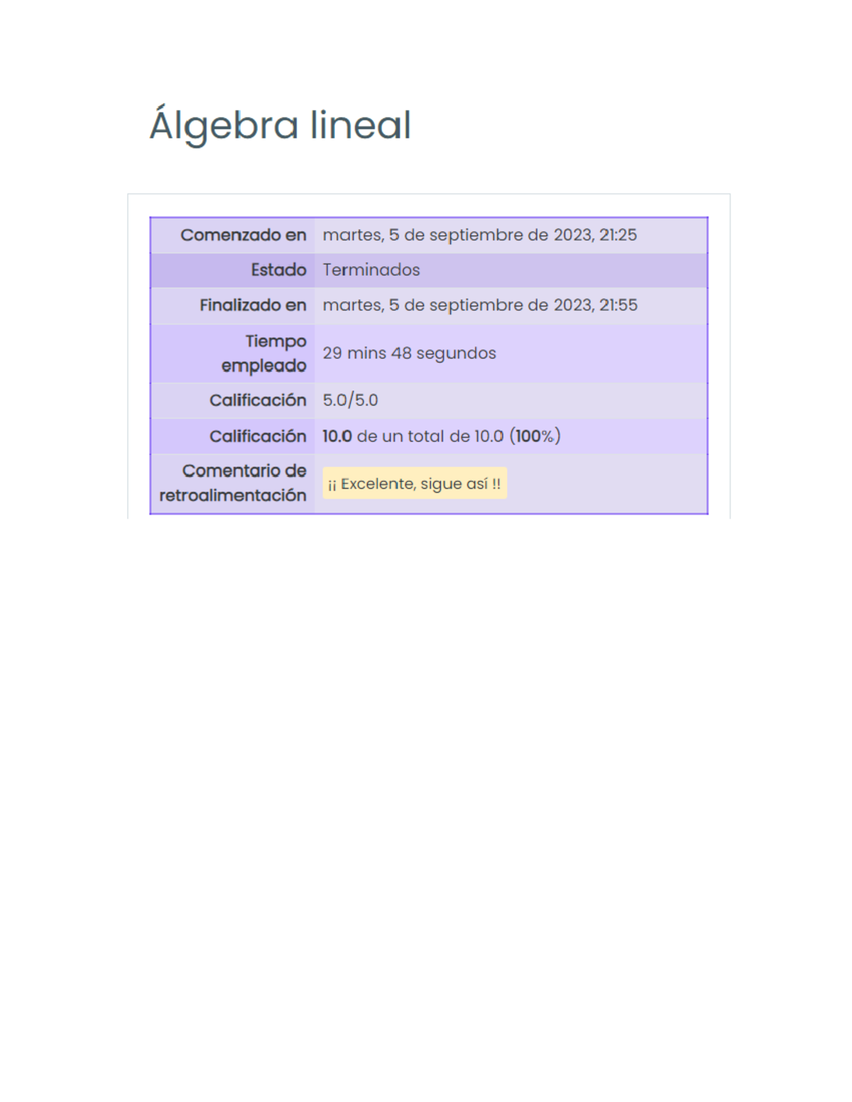 Algebra lineal Semana 1 - Studocu