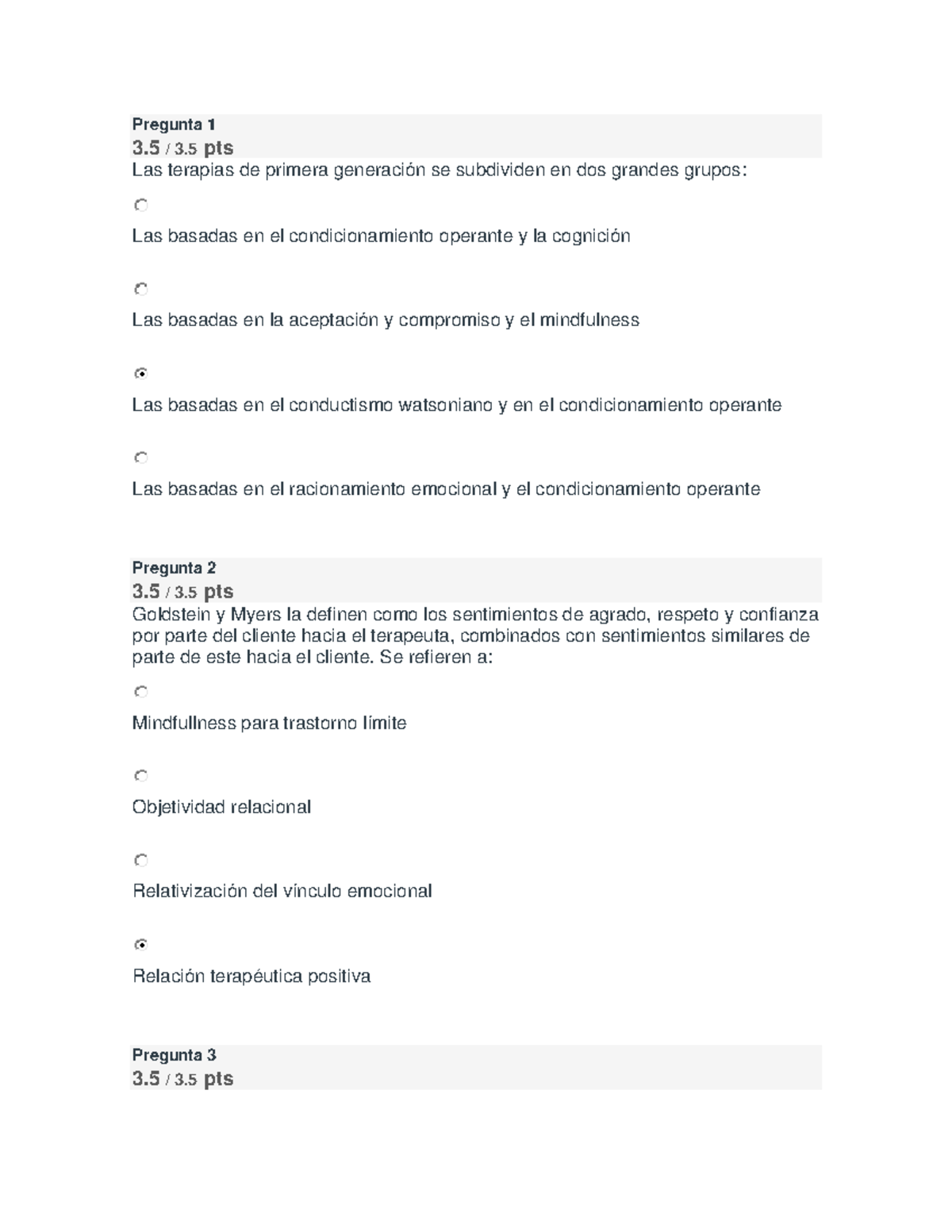 PARCIAL 1 2 Junio 2020, preguntas y respuestas - Warning: TT: undefined function: 32 Pregunta 1 ...