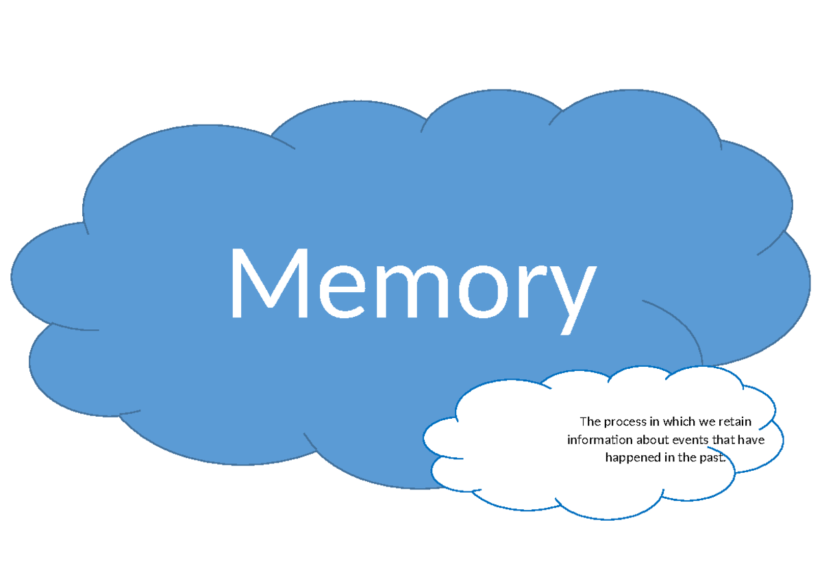 Memory revision - pppppppppppppppppppppppppppp - Memory The process in ...