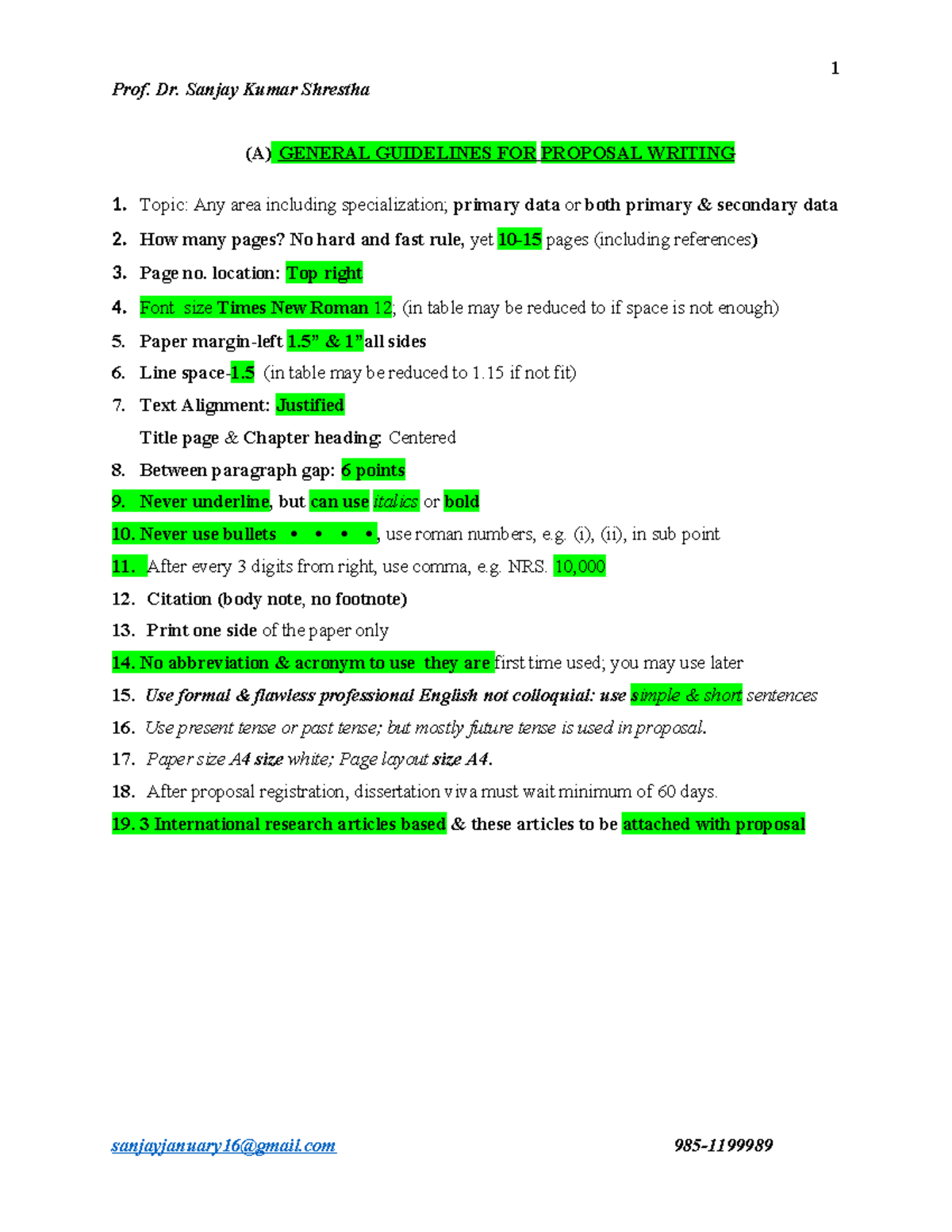 000 Guidelines Dissertation Proposal and Dissertation Report Writing ...