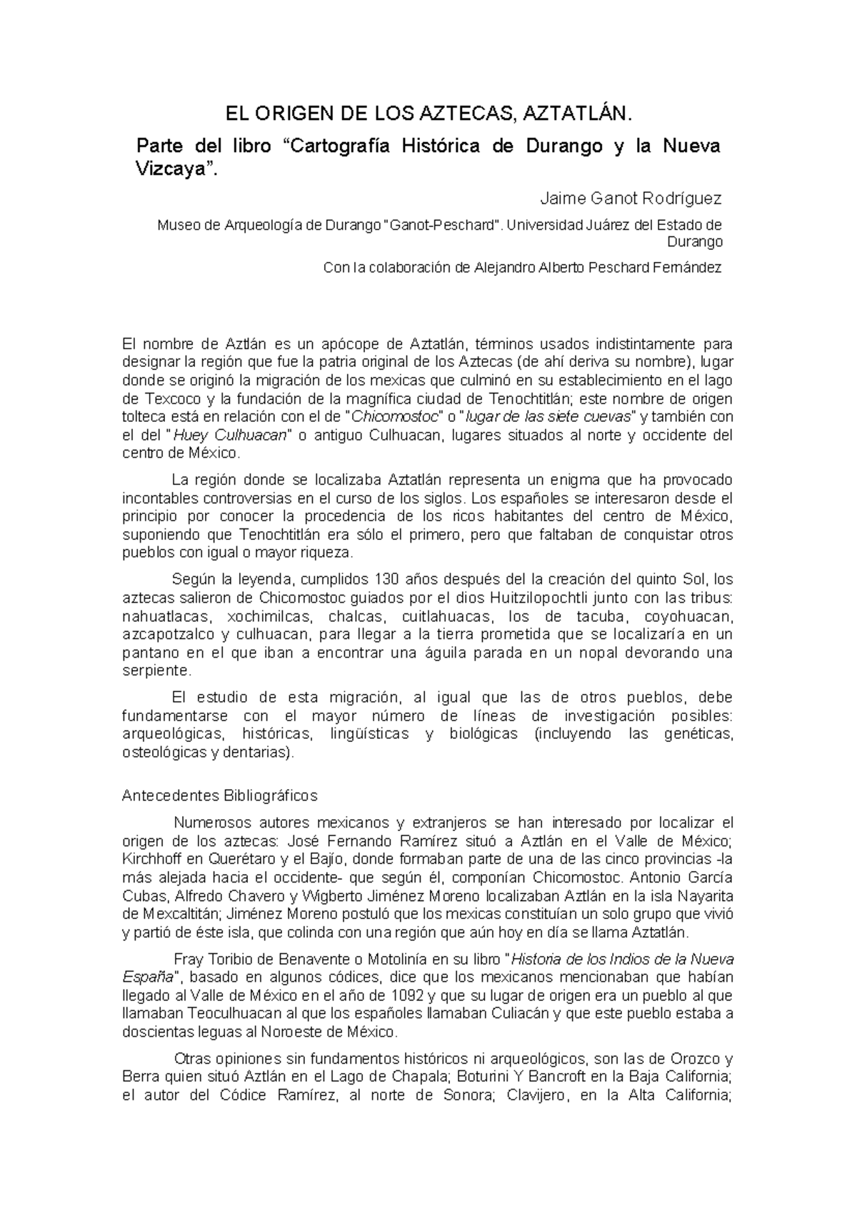 Migracion de los Aztecas - EL ORIGEN DE LOS AZTECAS, AZTATLÁN. Parte ...