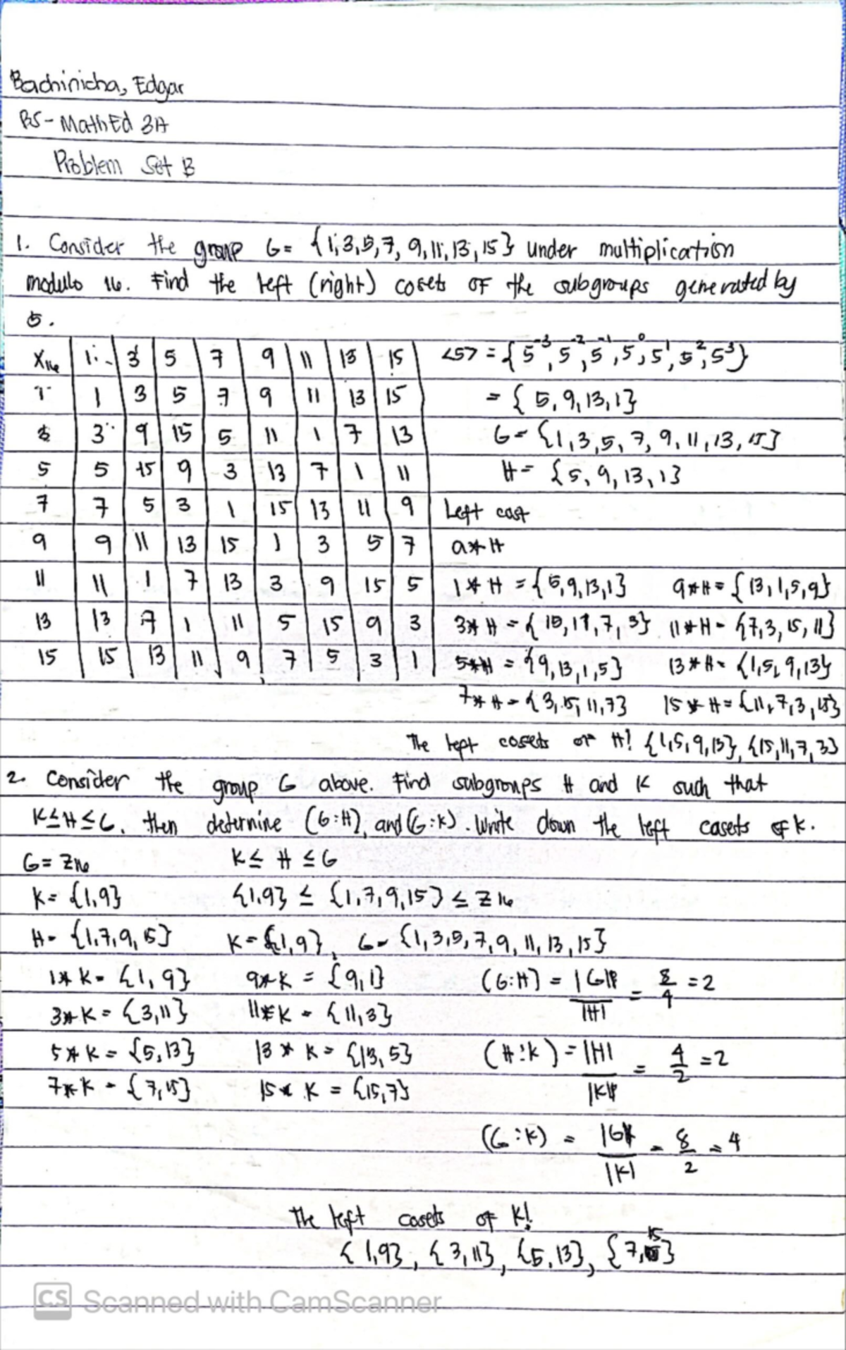 Problem SET mathematics - General Mathematics - Studocu