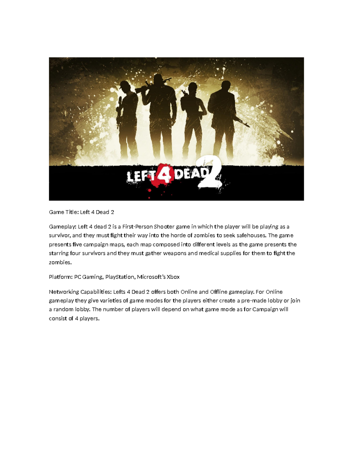 Game Title - The game presents five campaign maps, each map composed ...