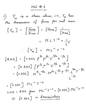 Chapter 3 FM - Solutions to questions - Chapter 3 • Integral Relations for a Control Volume 3 ...