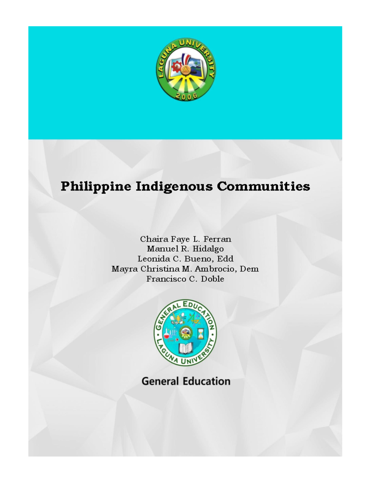 Philippine Indigenous Communities First Year Subject - Philippine ...