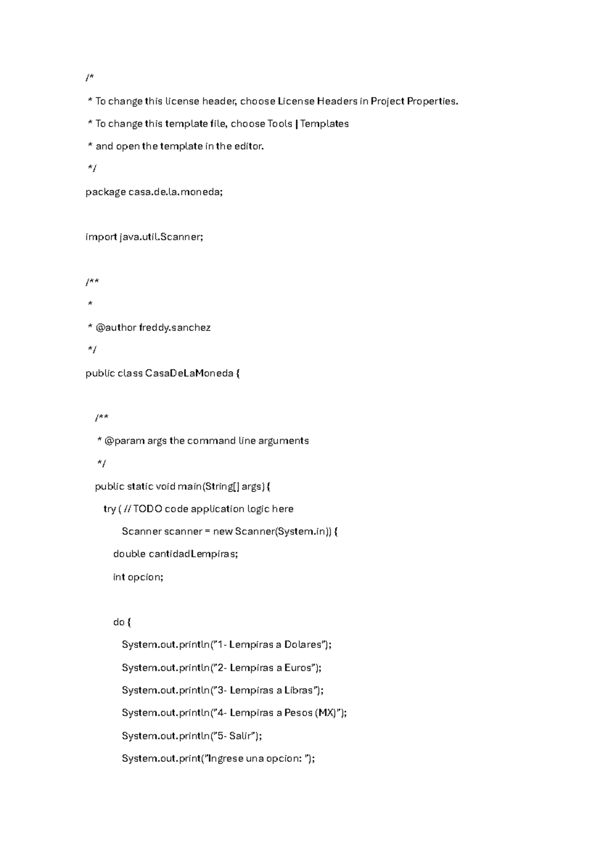 Casa de las monedas - tarea - /* To change this license header, choose ...