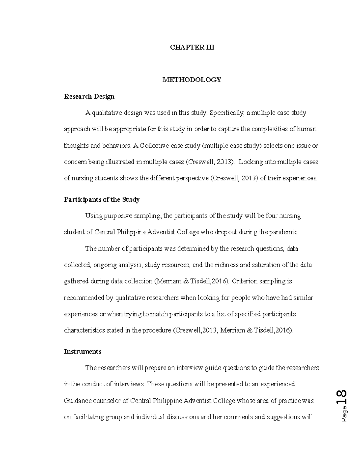 Chapter-3 - Chapter-3 - CHAPTER III METHODOLOGY Research Design A ...