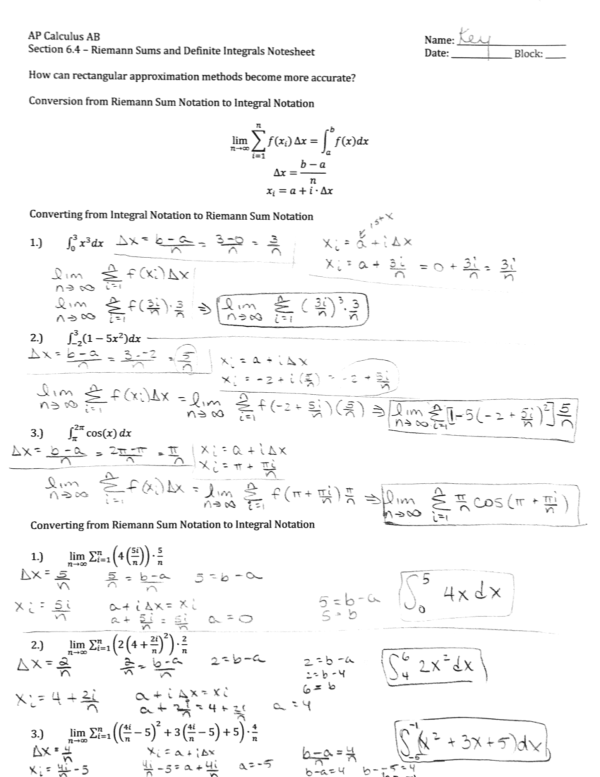 AP AB - Section 6 - 4_-_Integration_by_Partial_Fractions - 201-NYB-05 ...