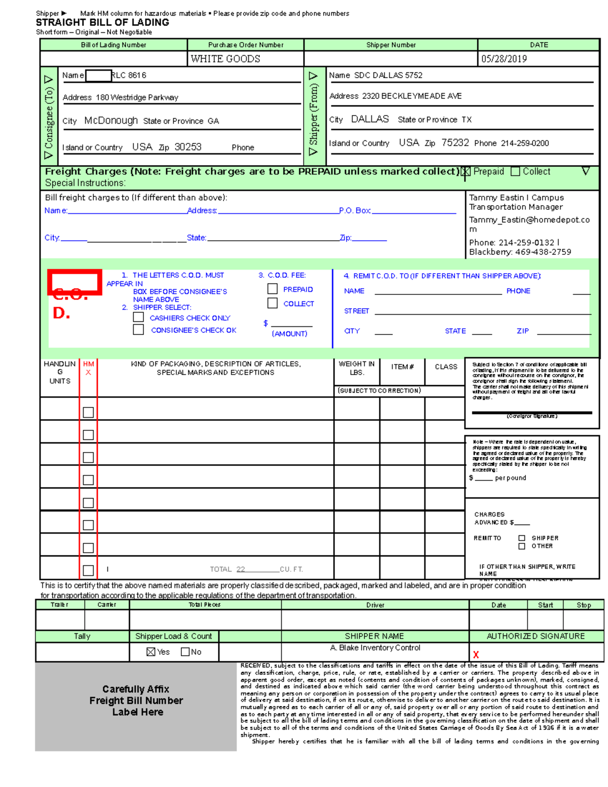 White Goods (Blank Sheet)(algebra)(101)hf ijr ij - Note – Where the ...