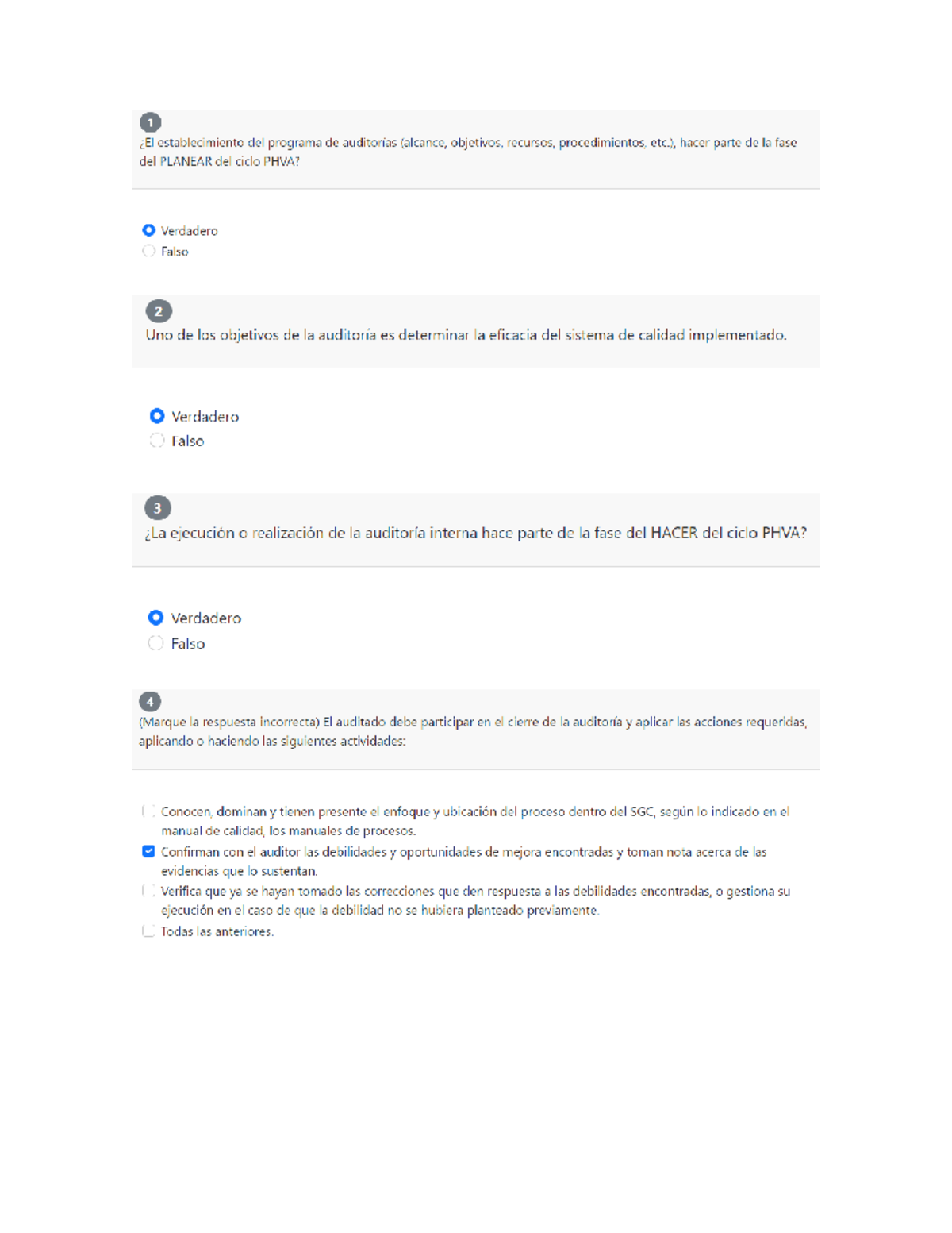 AA3-EV1 Cuestionario - Auditoria Interna de calidad NTC ISO 9001 - Studocu