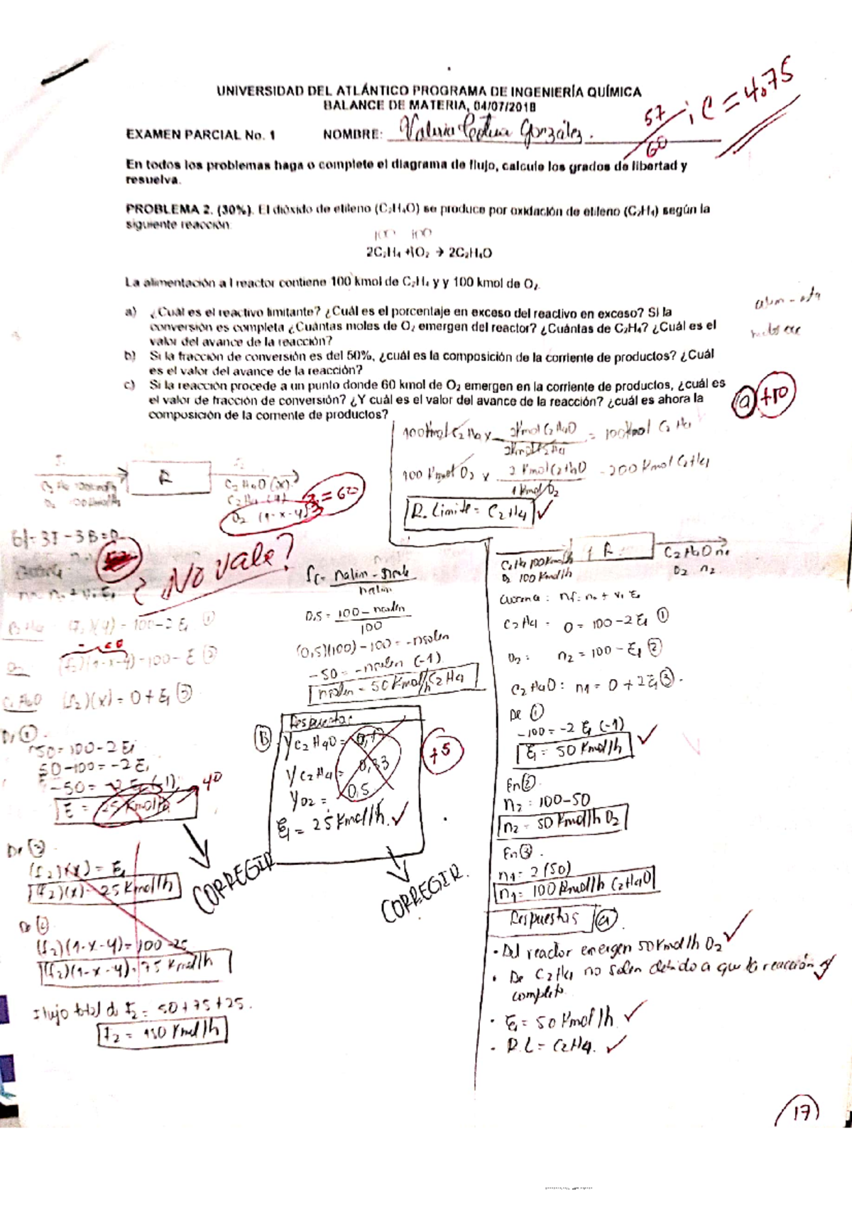 Exámenes balance - Exams - Balance de materia - Studocu