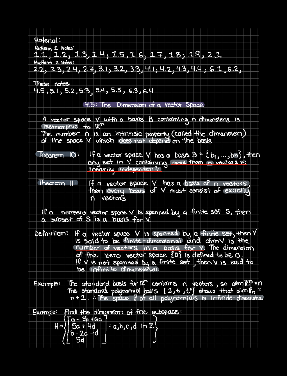 Final Notes - Material 39 973 3 1 1 1 1. 1 1 2. Midterm 2 Notes 2 2 2 2 ...