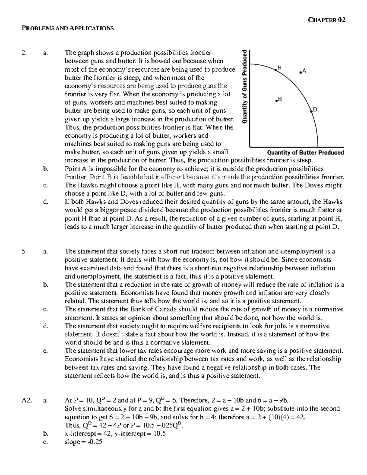 Chapter 02 - Recommended Problems - Solutions - CHAPTER 02 PROBLEMS AND ...