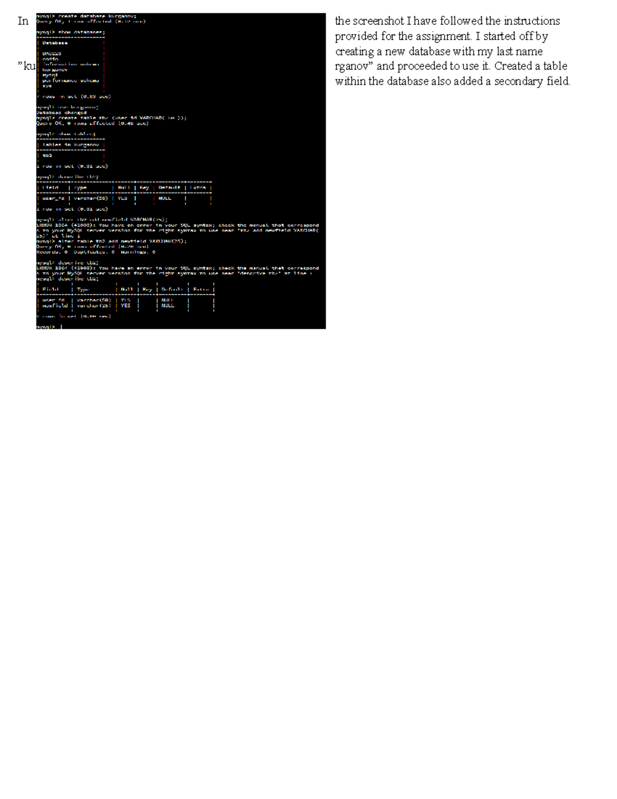 DAD-220 Lab 1-4 - Lab assignment - DAD-220 - In the screenshot I have followed the instructions ...