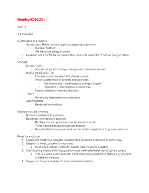 Chapter 3 Biology Notes cell structure - Chapter 3 Notes (Cell ...