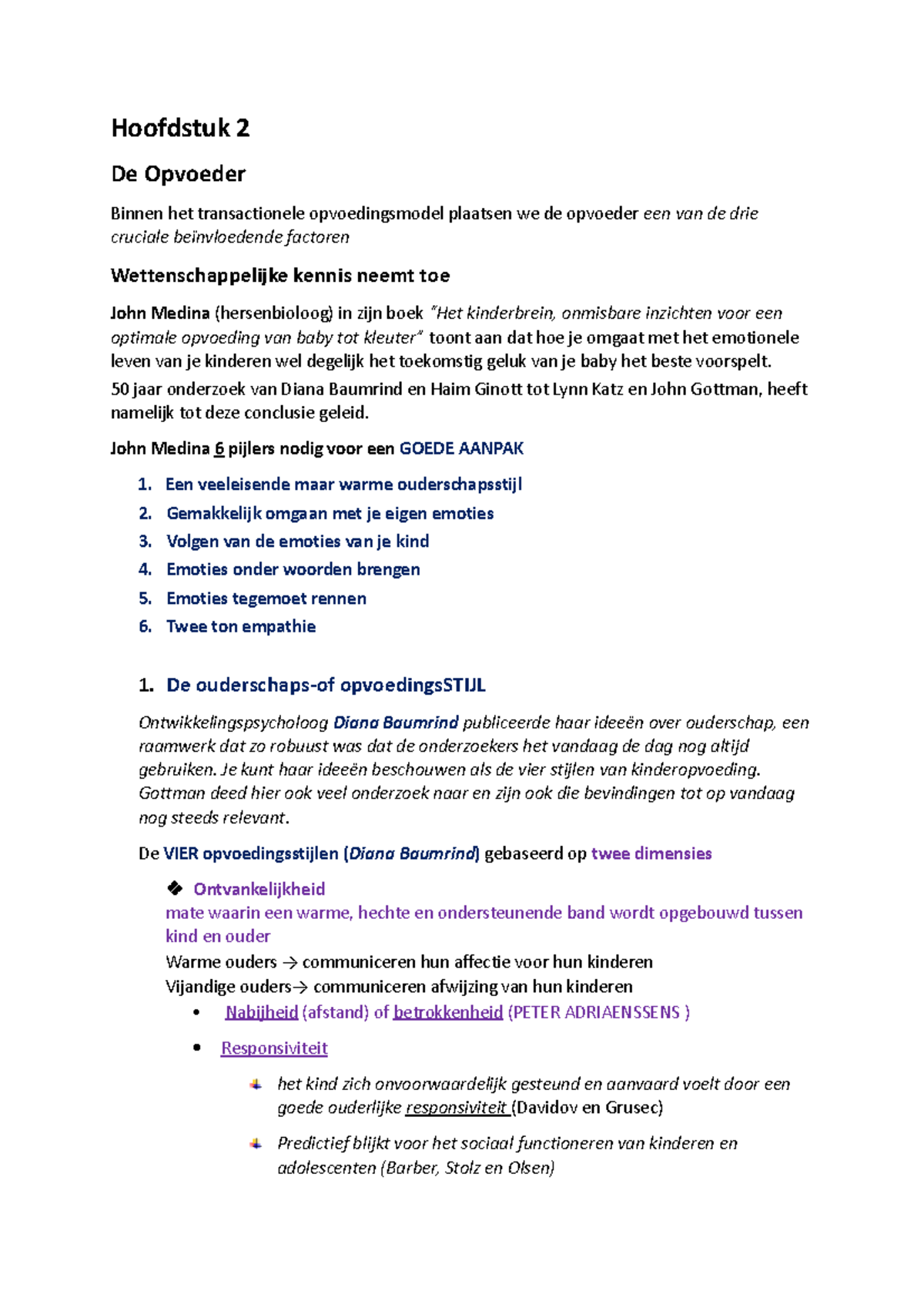 Hoofdstuk 2 - Hoofdstuk 2 De Opvoeder Binnen het transactionele ...