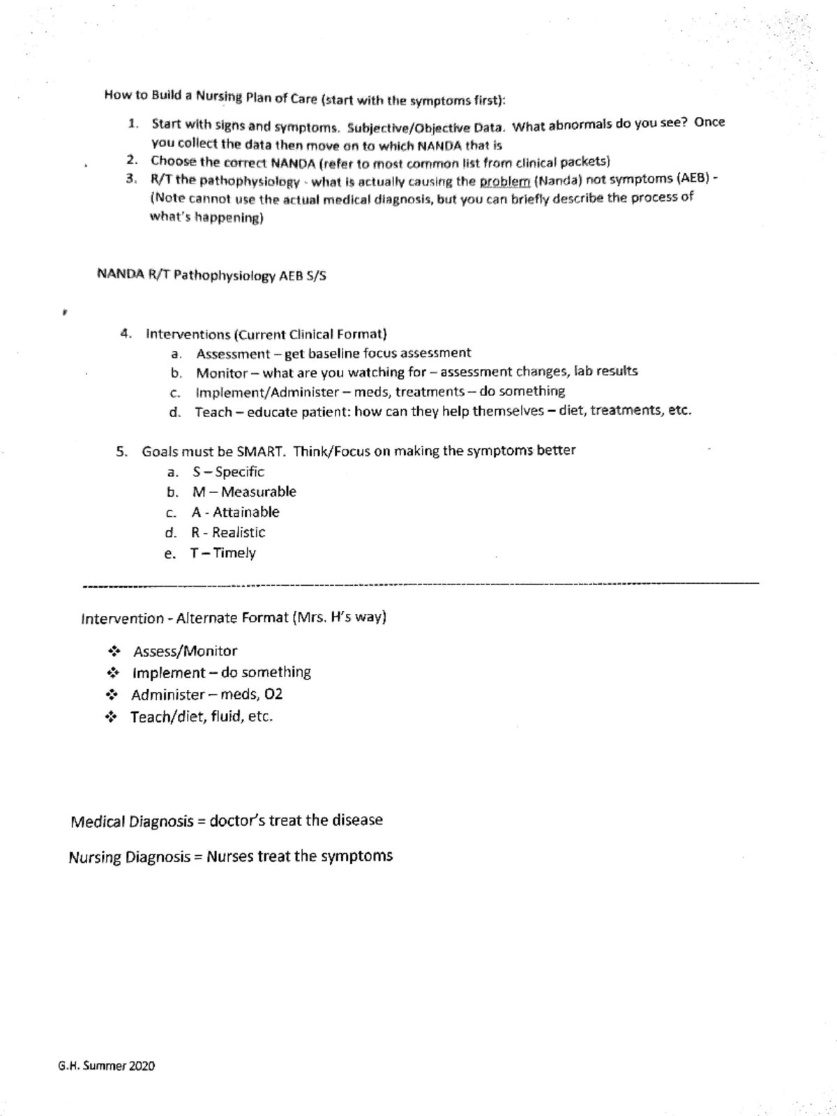 How to Build a Care Plan - Care plan breakdown - How to Build a Nursing ...
