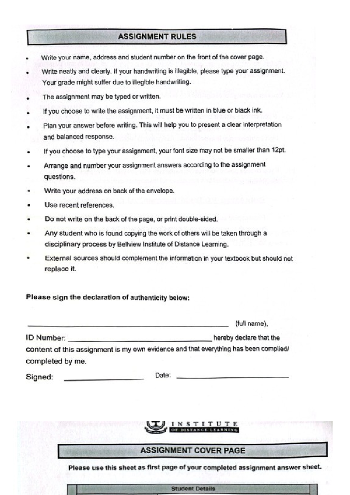 Entrepreneurship and Business Management N5 - Assignment 2 - Question 1 ...