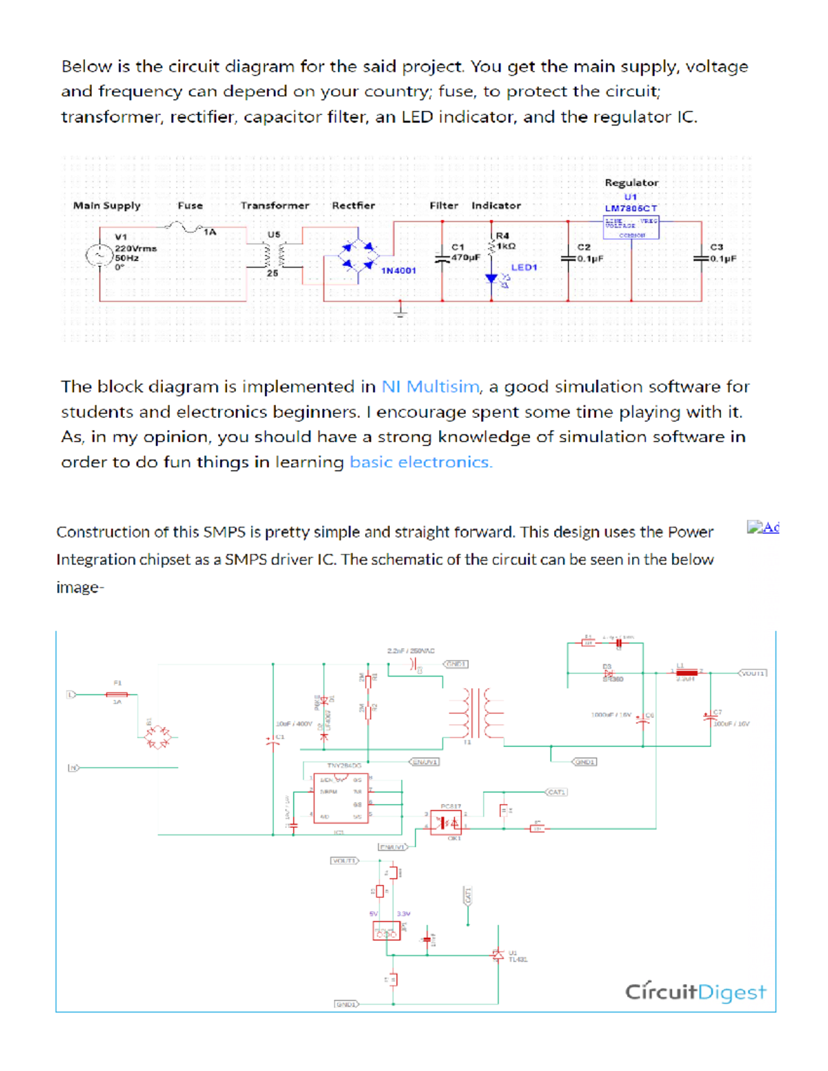 5V Power Supply 2023 - BS Electrical Engineering - Studocu