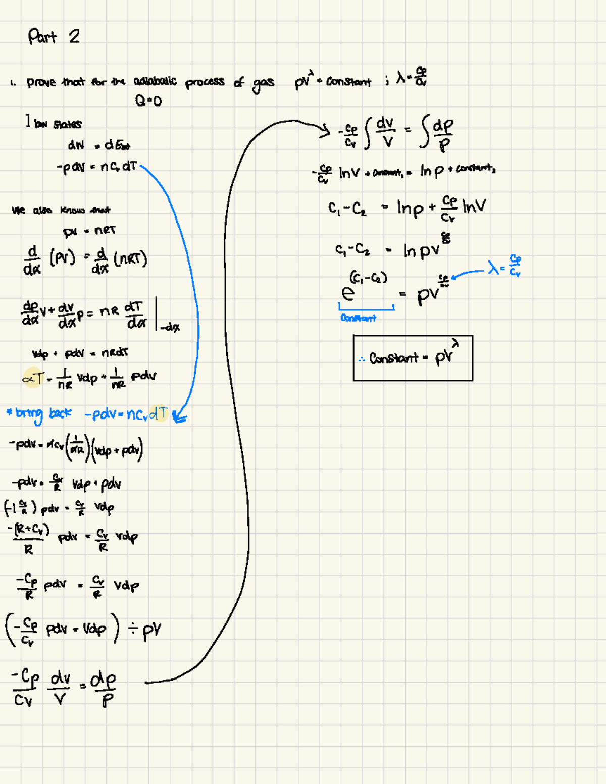 Physicsassignment 2 - deriving equations - Part 2 1. prove that for the ...