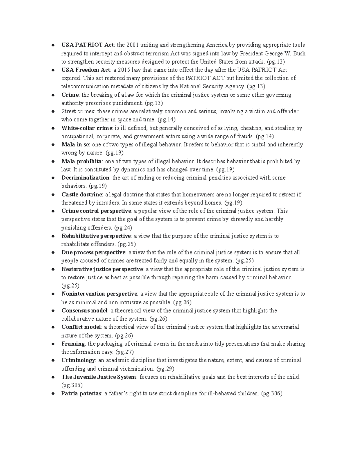 Criminal Justice Notes 2 - USA PATRIOT Act: the 2001 uniting and ...