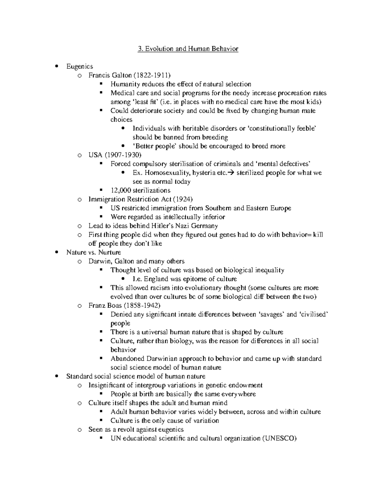 3. Evolution and Human Behavior - 3. Evolution and Human Behavior ...