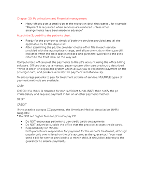 Week 5 CPT and Reimbursement - WEEK 5: Intro to CPT Coding Terminology ...
