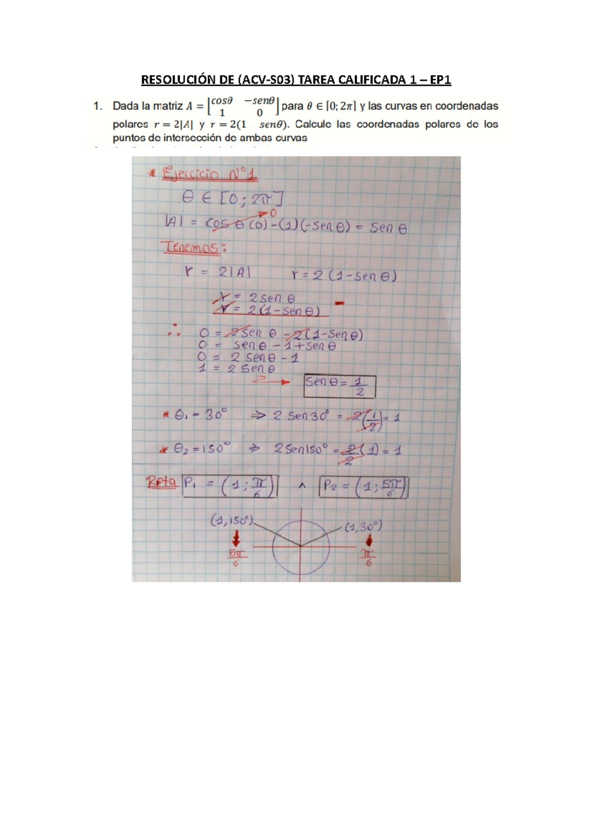 ACV-S03 Tarea Calificada - Matematica para ingenieria 2 - RESOLUCIÓN DE (ACV-S03) TAREA ...
