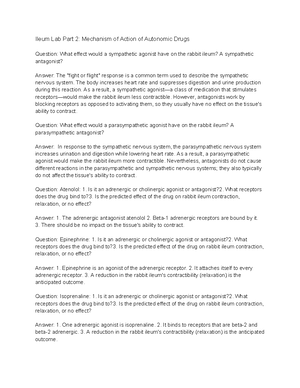 Barker Lauren PHAR370 Ileum Lab Part 2 - 11/02/2022, 18:51 PHAR270 ...